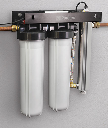 Puretec Basic Filtration & UV All-in-one Unit with Reversible Mounting ...